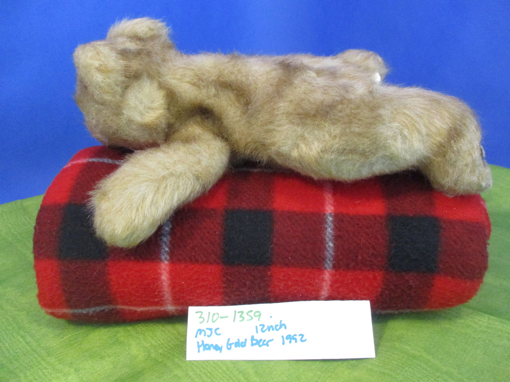 MJC Purr-fection Honey Gold Bear 1992 Plush – Hurricane Jack Surplus