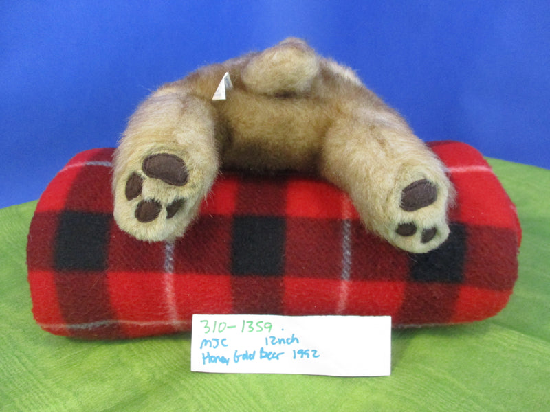 MJC Purr-fection Honey Gold Bear 1992 Plush – Hurricane Jack Surplus